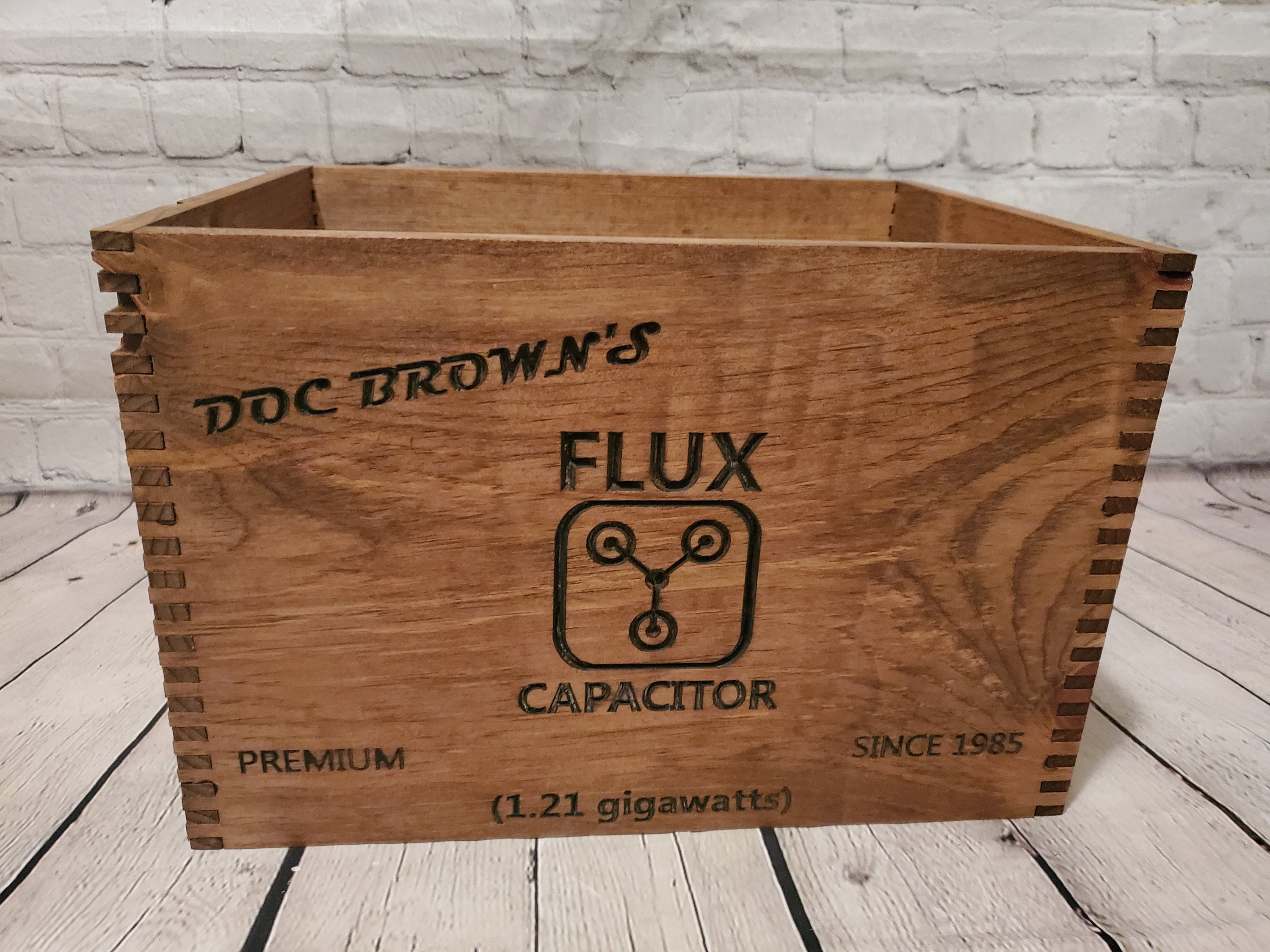Vintage Doc Brown's Flux Capacitor Crate Replica - Back to the Future ...