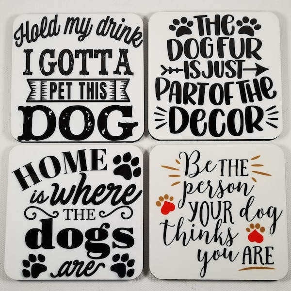 Dog Rescue Coasters - Etsy
