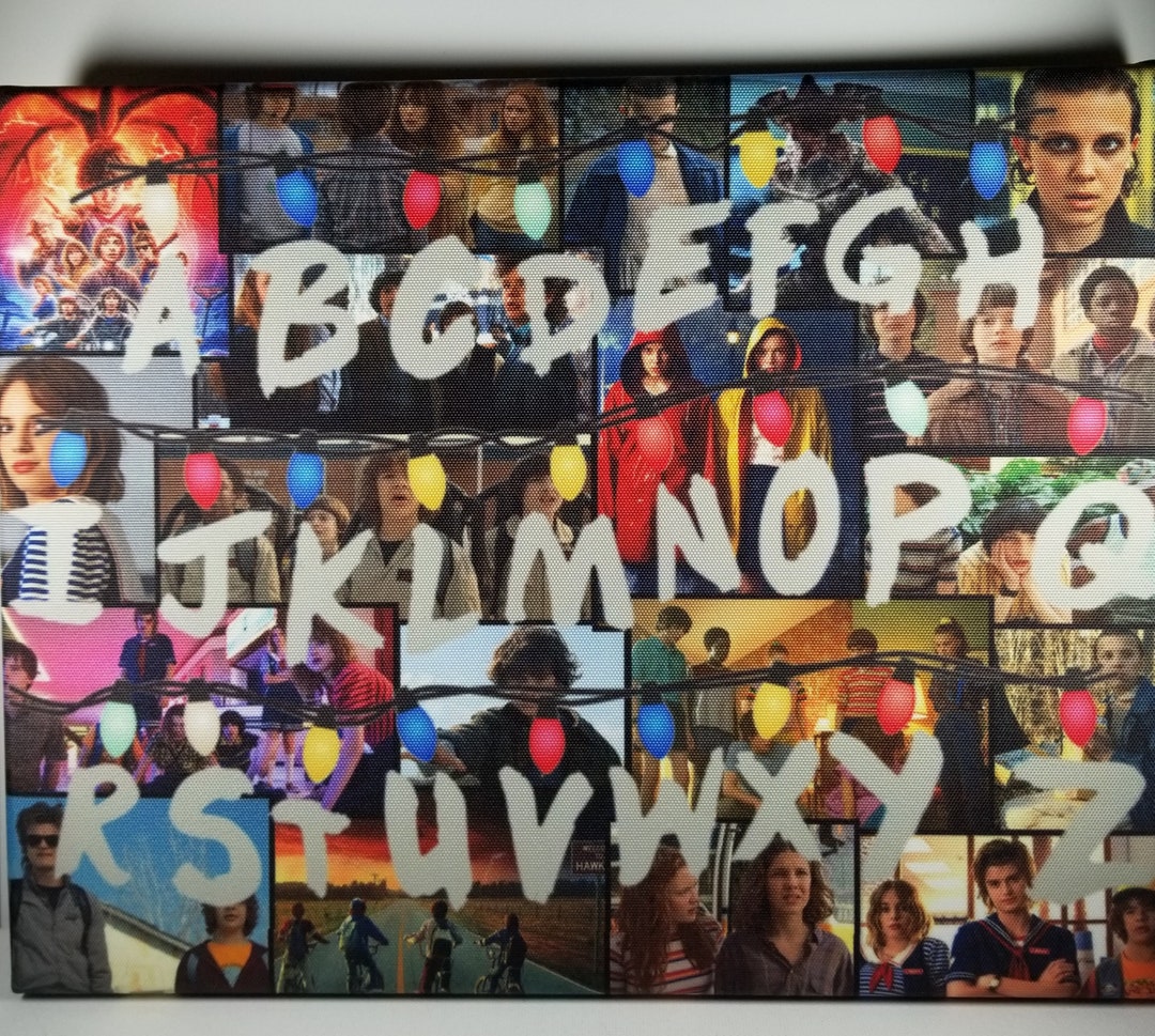 Stranger Things 11inchx14inch Canvas Superhero Wall Decor / Art mural ...