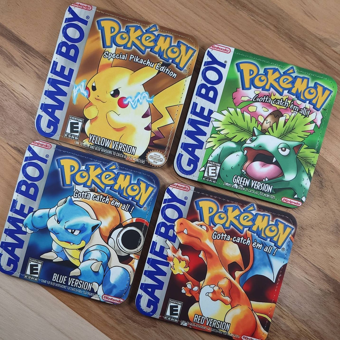 Poke Gamer Coasters Set of 4-special Orders Welcome Sandstone or ...