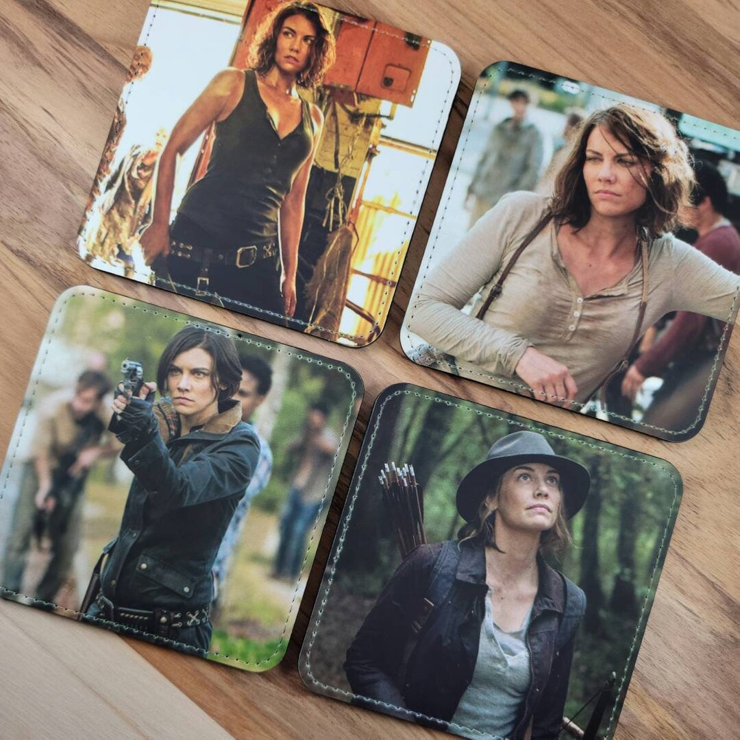 TV Movie Based Coasters Maggie Greene Set of 4 Zombies, Fear, Grimes ...