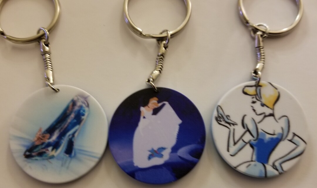 Cinderella Key Chains: Different Styles Available A Dream is - Etsy