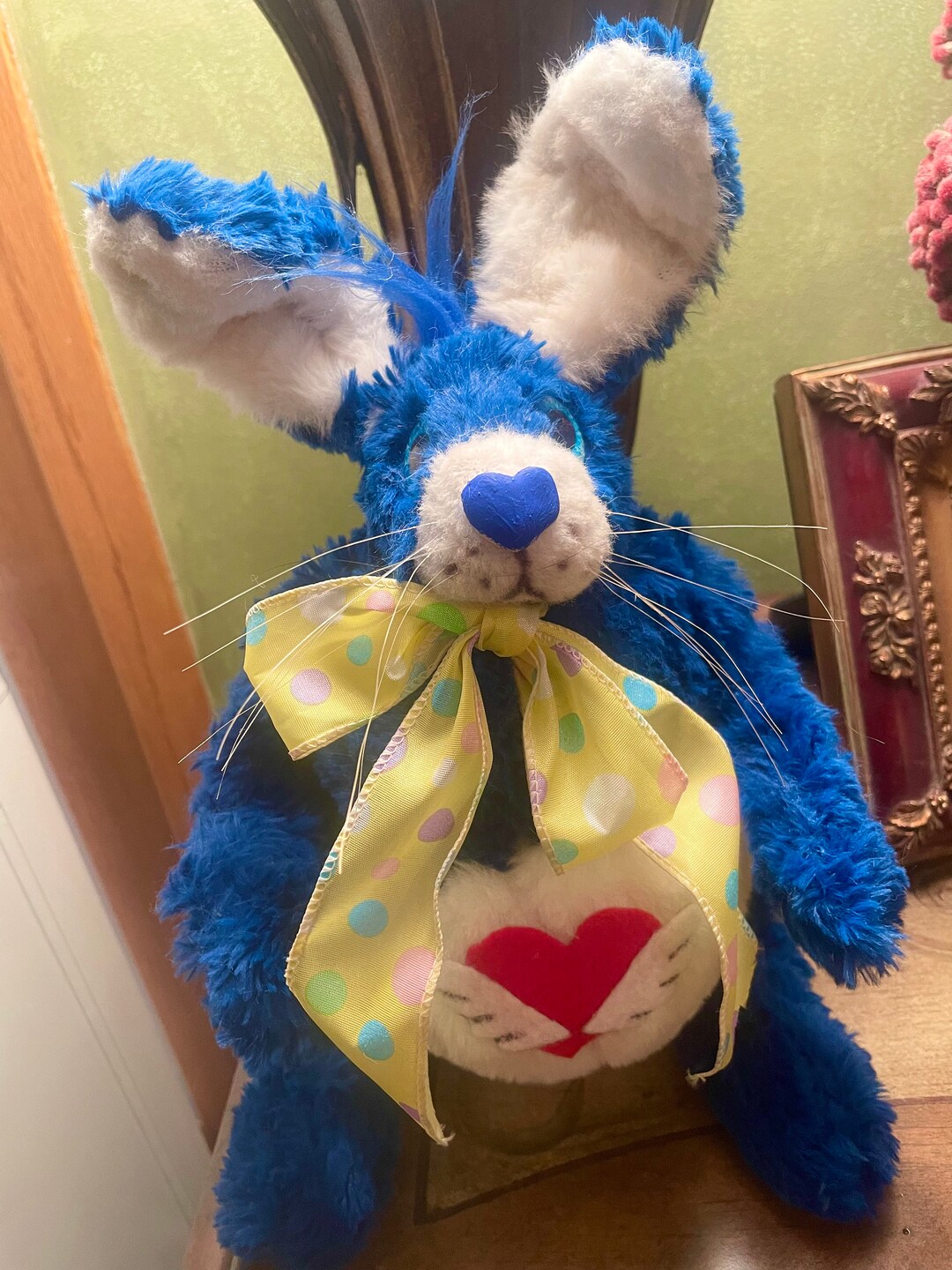 Hand Sewn Plush Care Bear Bunny - Etsy
