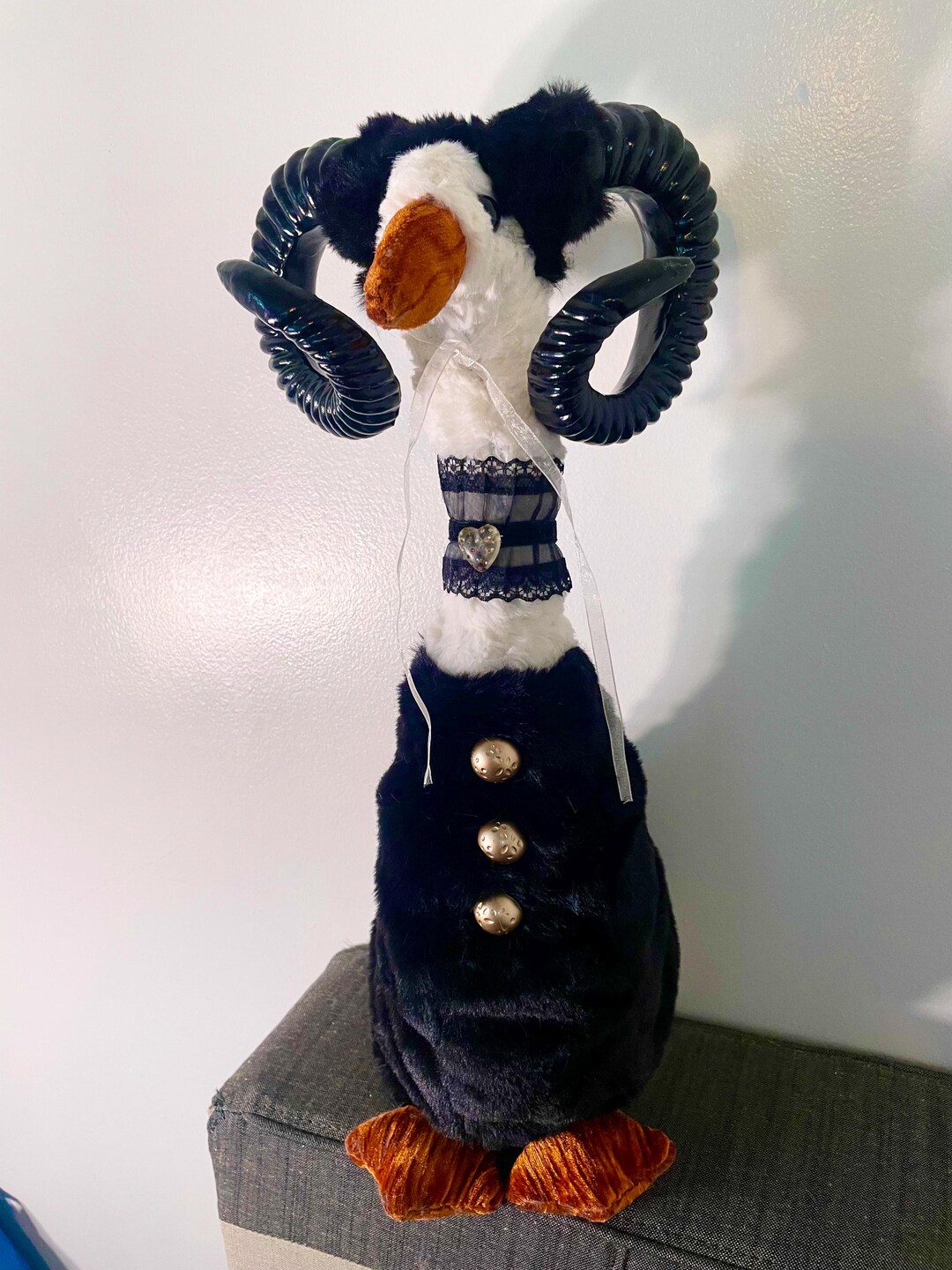 Handmade Black Goat Outfit for 18 Inch Plush Dress-up Goose - Etsy