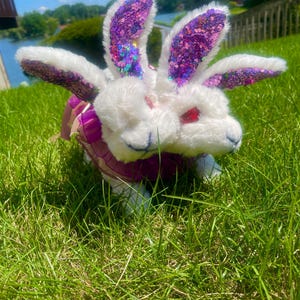 Hand Sewn Plush Two Headed Rabbit - Etsy