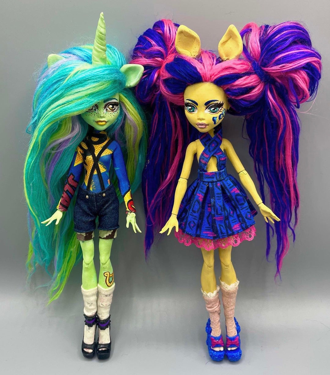 Lyra and Bonbon Equestria Girl Custom Dolls - Etsy