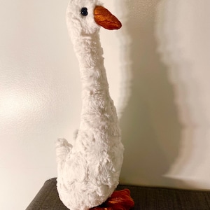 18 Inch Tall White Plush Dress-up Goose - Etsy