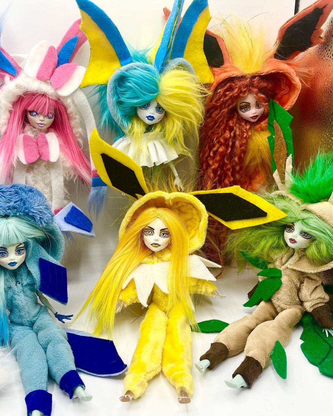 Custom Pokémon Eevee Dolls - Etsy