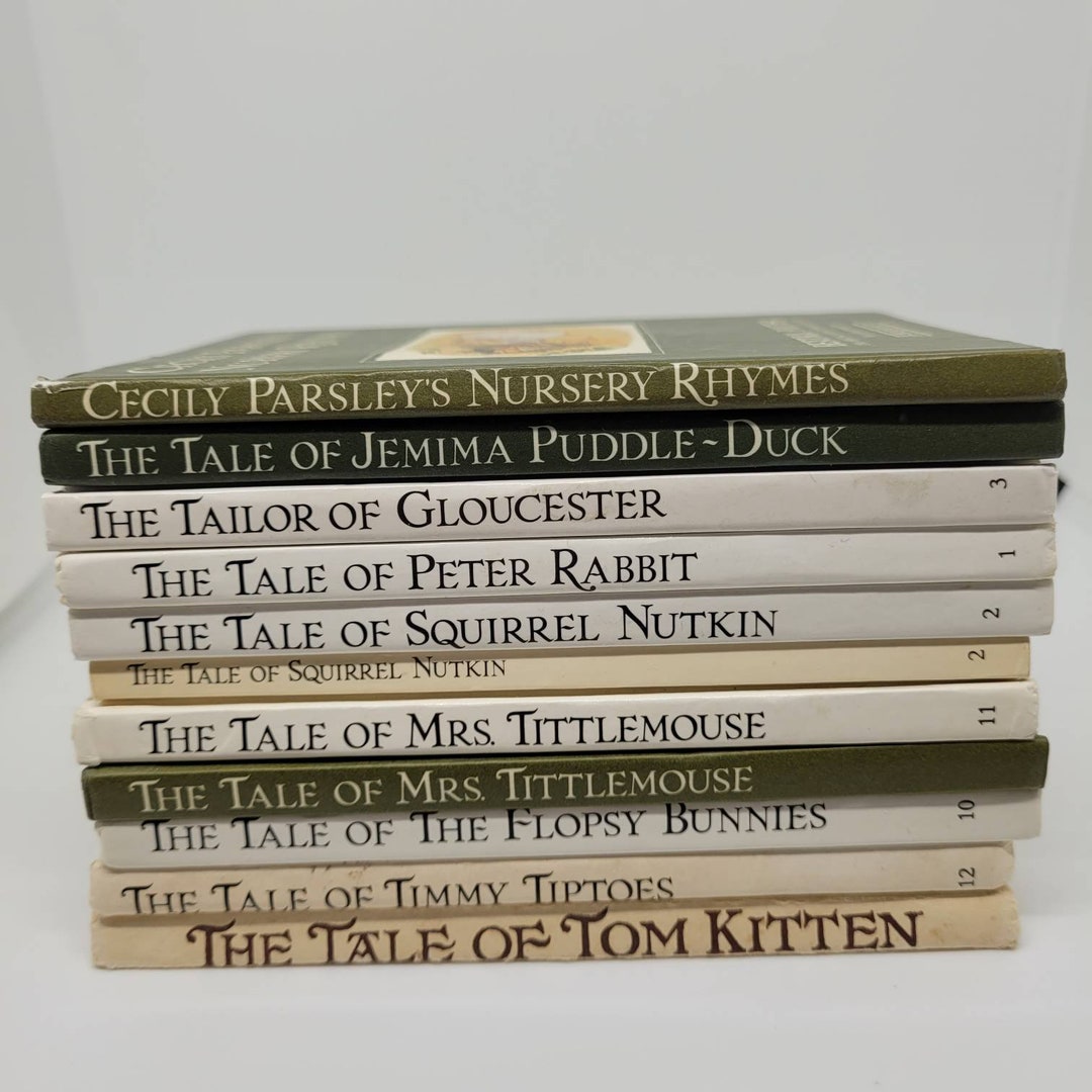 Vintage Beatrix Potter Book, Peter Rabbit, Tom Kitten, Squirrel Nutkin ...
