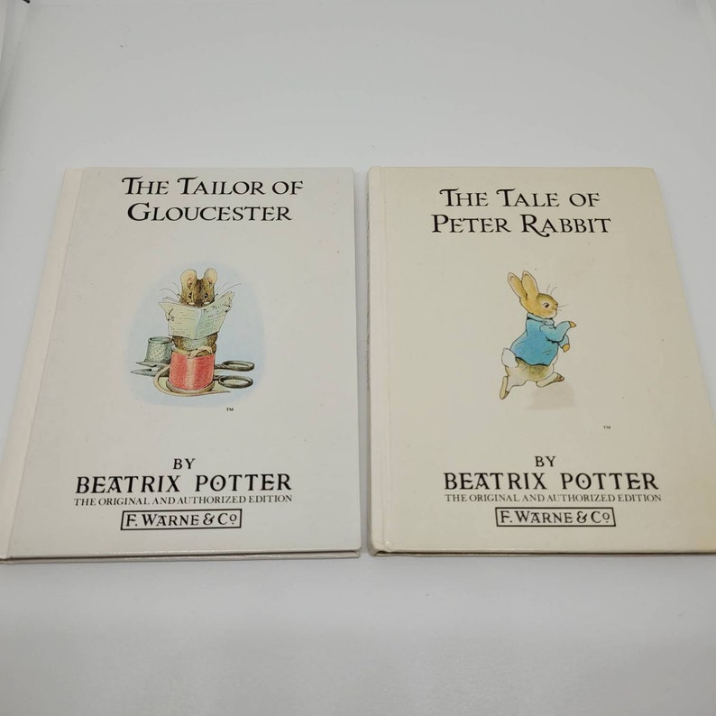 Vintage Beatrix Potter Book, Peter Rabbit, Tom Kitten, Squirrel Nutkin ...