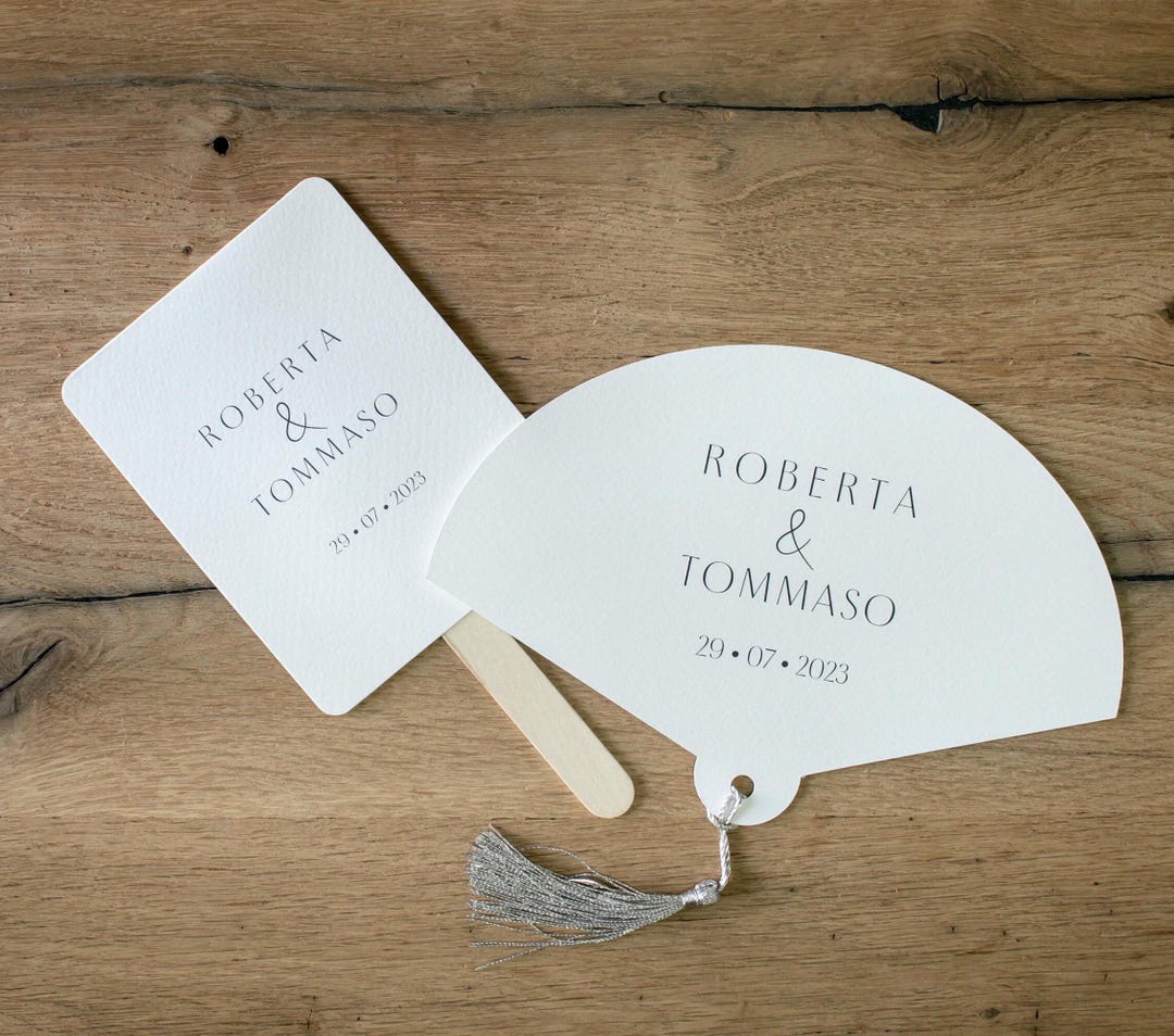 Personalized Wedding Fans, Wedding Fans, Shaped Wedding Fans, Wedding ...