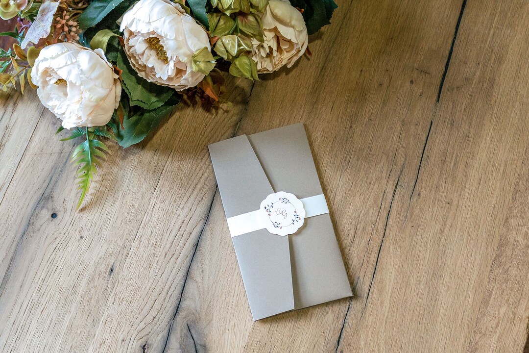 Pocketfold Wedding Invitation, Pocketfold Wedding Invitation, Wedding ...