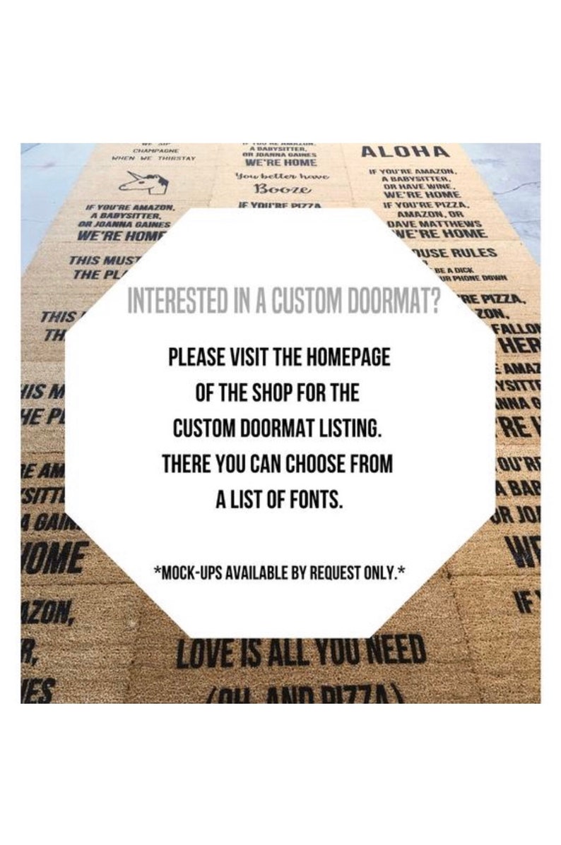 Reading This You're Home Doormat Drake Inspired Funny | Etsy