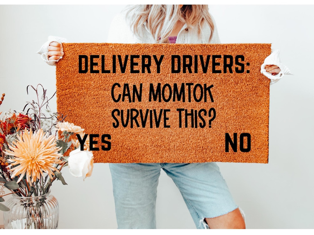 Can Momtok Survive This Funny Viral Delivery Driver Doormat, Mom Tok ...