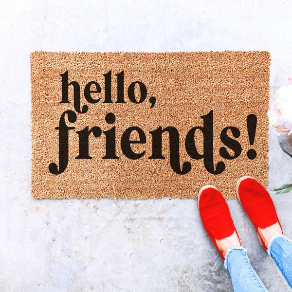 Hello Welcome Mat - Etsy
