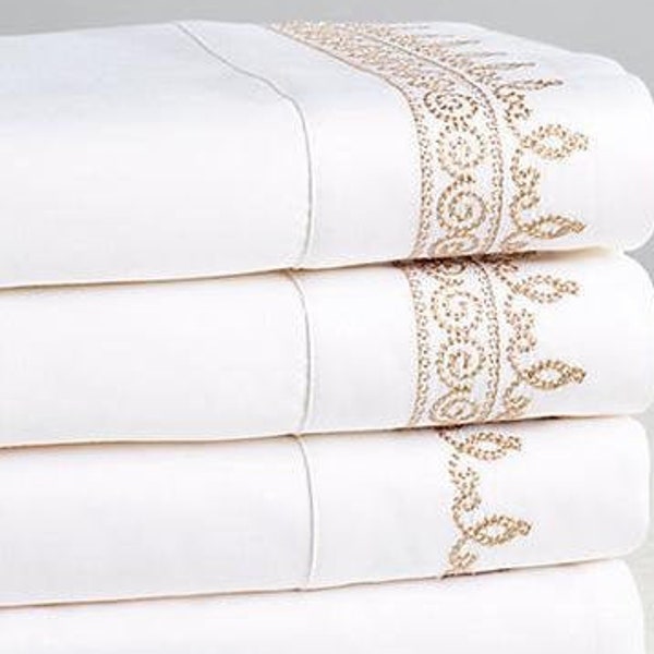 Embroidered Bedding - Etsy