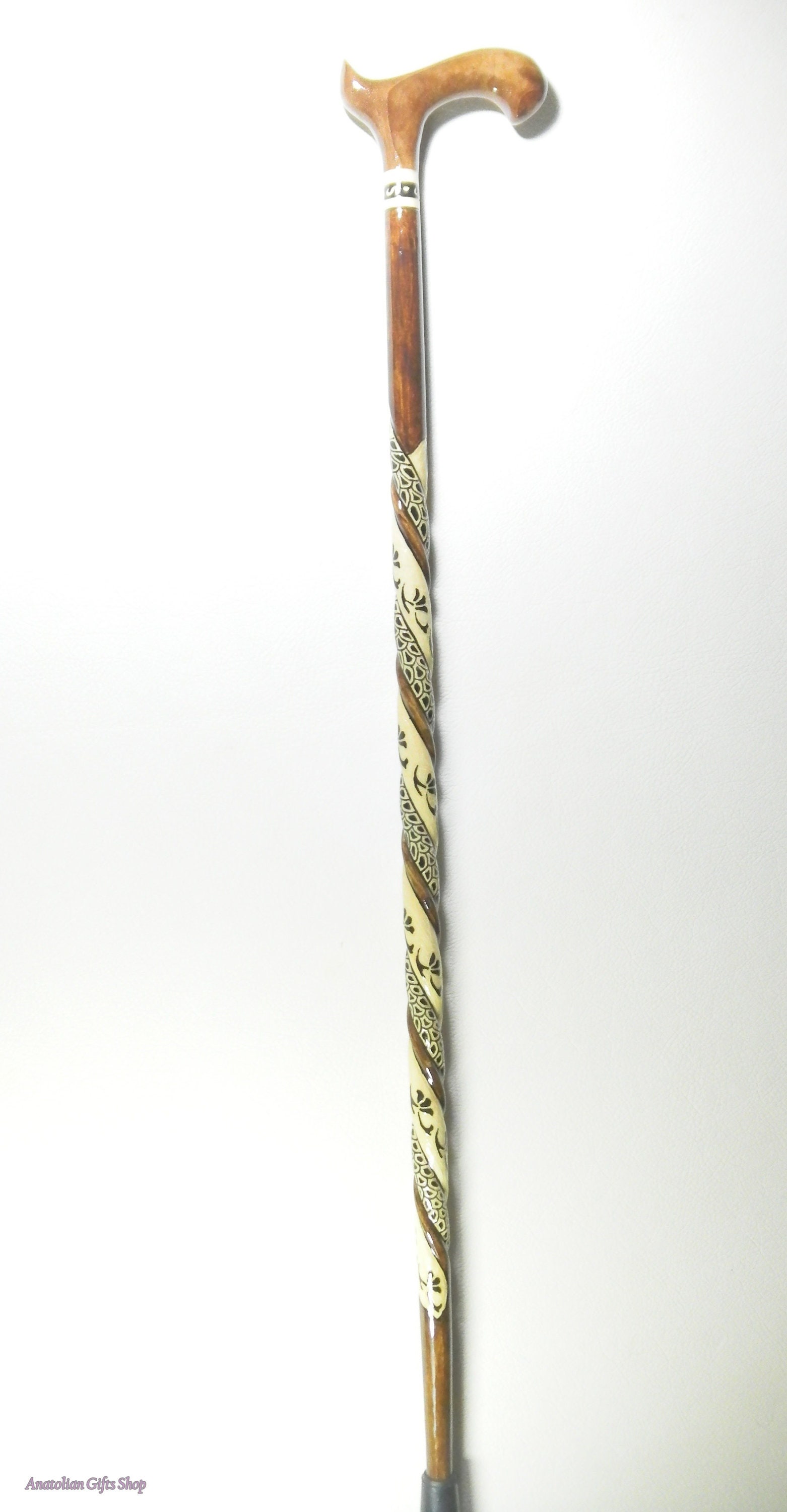 Turkish Handmade Walking Stick Canes, Devrek Canes,wood,hiking Sticks ...