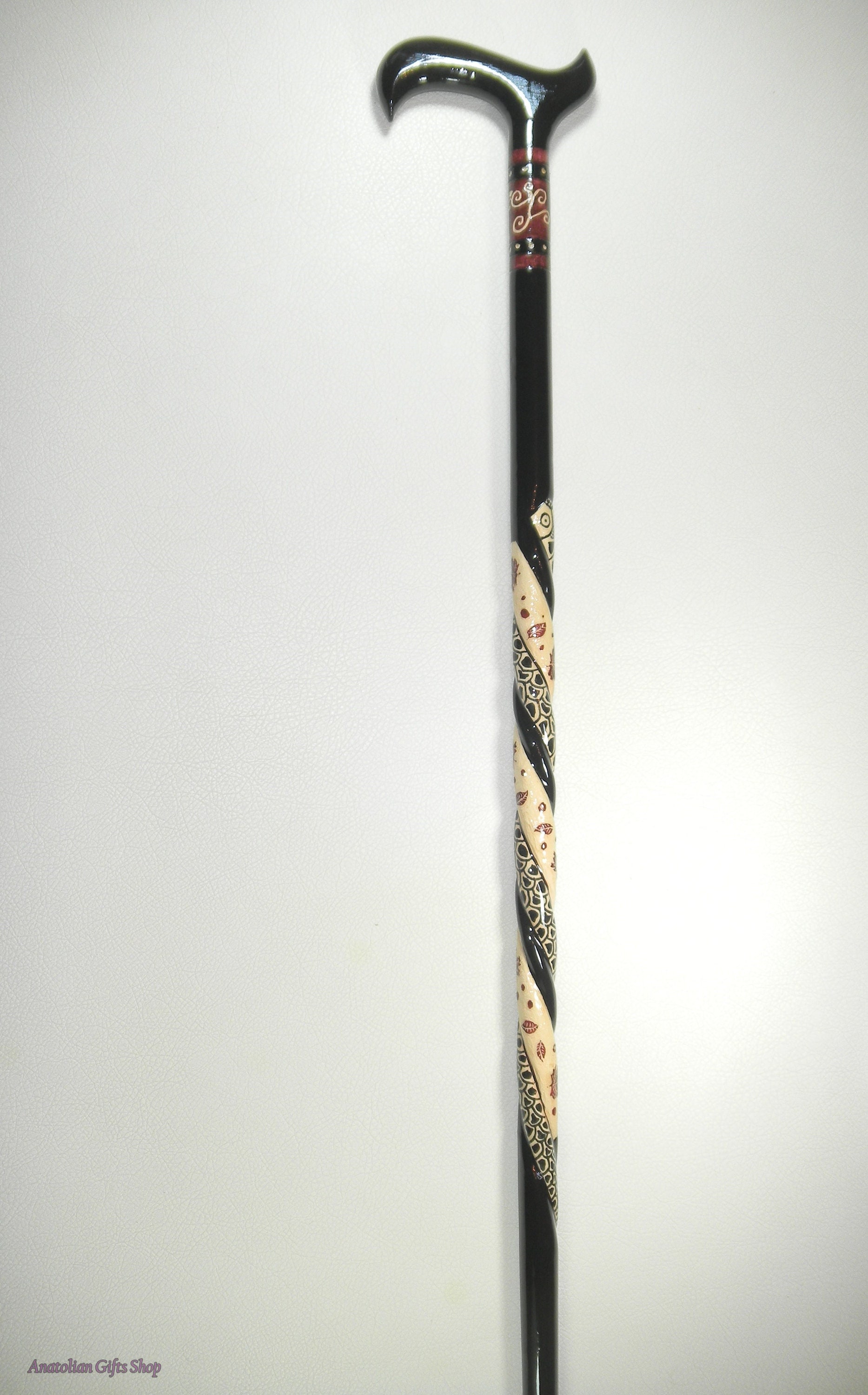 Turkish Handmade Walking Stick Canes, Devrek Canes,wood,hiking Sticks ...