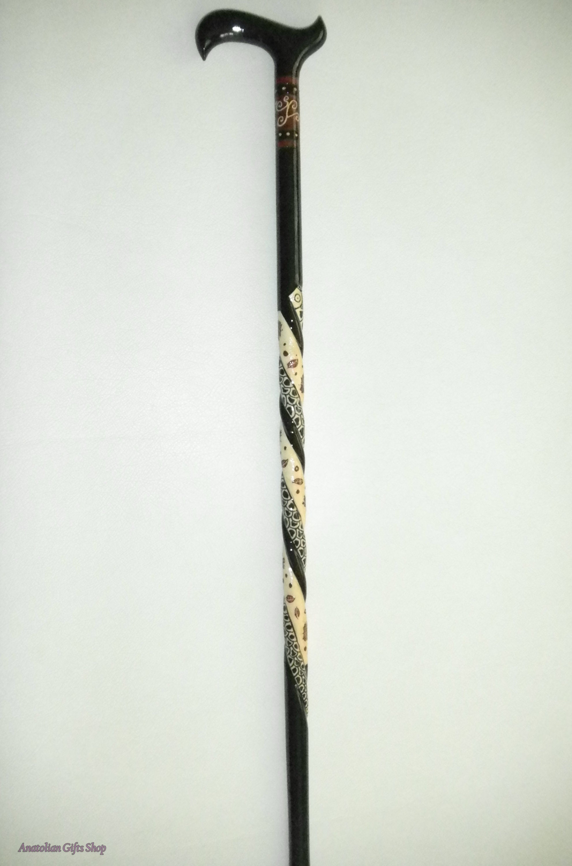 Turkish Handmade Walking Stick Canes, Devrek Canes,wood,hiking Sticks ...