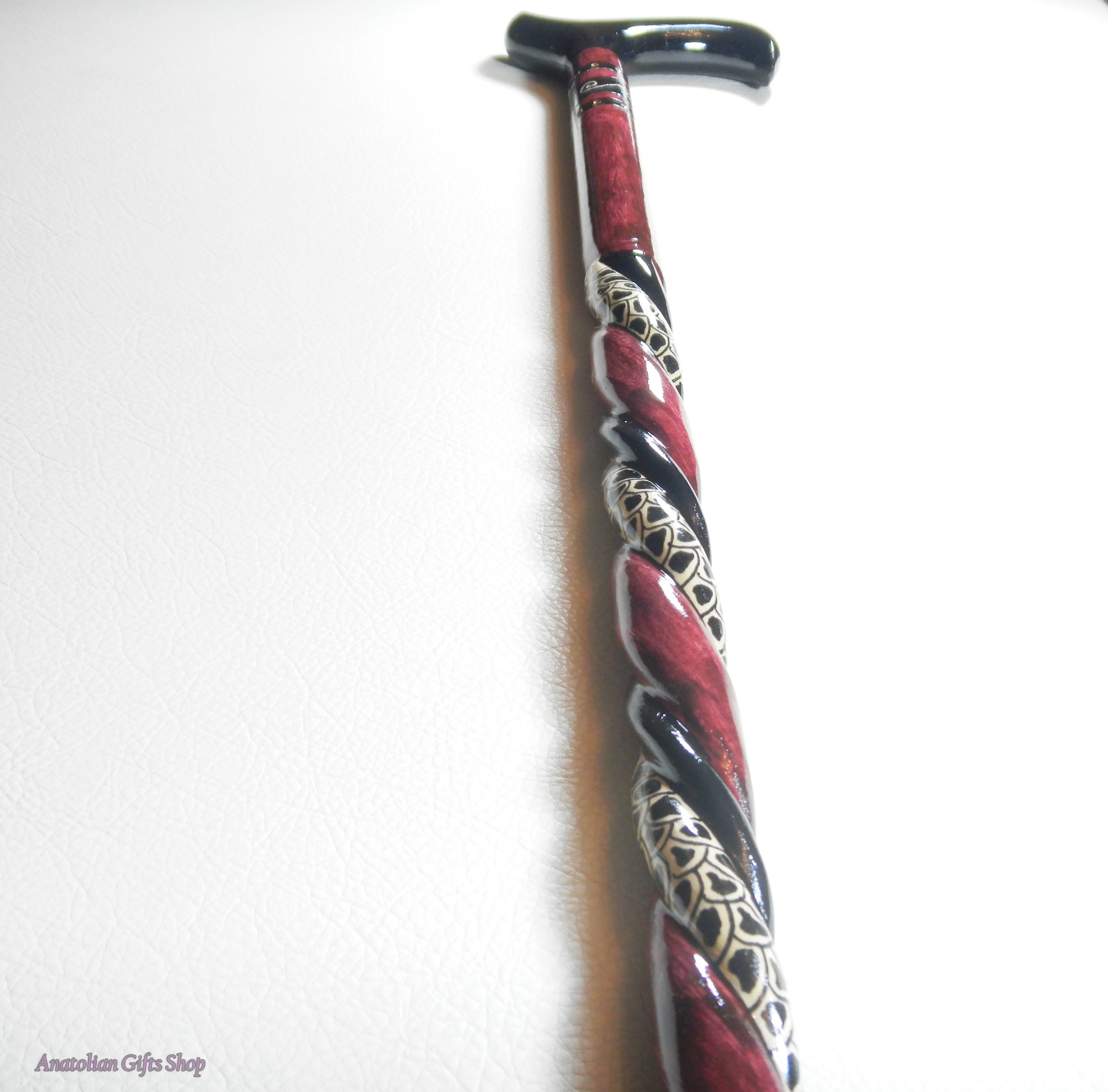 Turkish Handmade Walking Stick Canes, Devrek Canes,wood,hiking Sticks ...