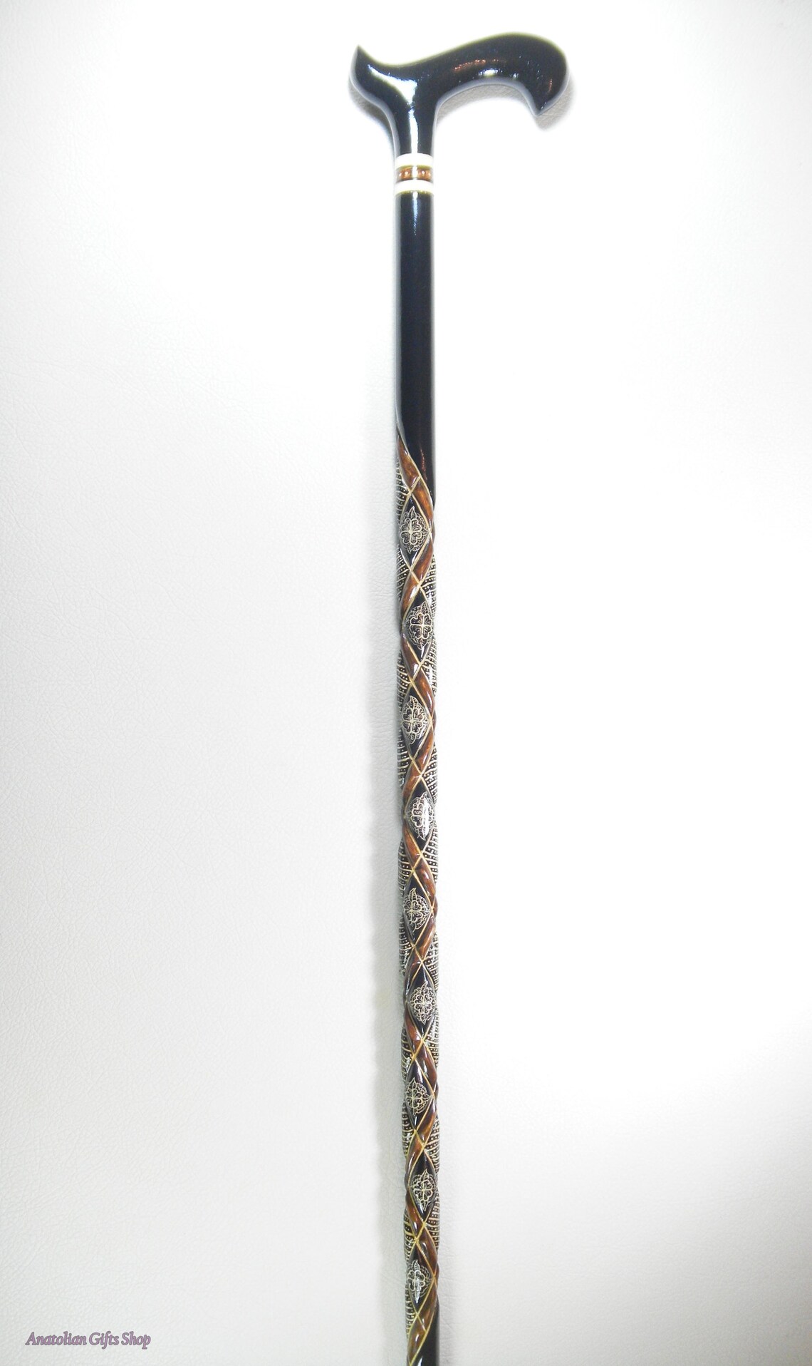 Turkish Handmade Walking Stick Canes, Devrek Canes,wood,hiking Sticks ...