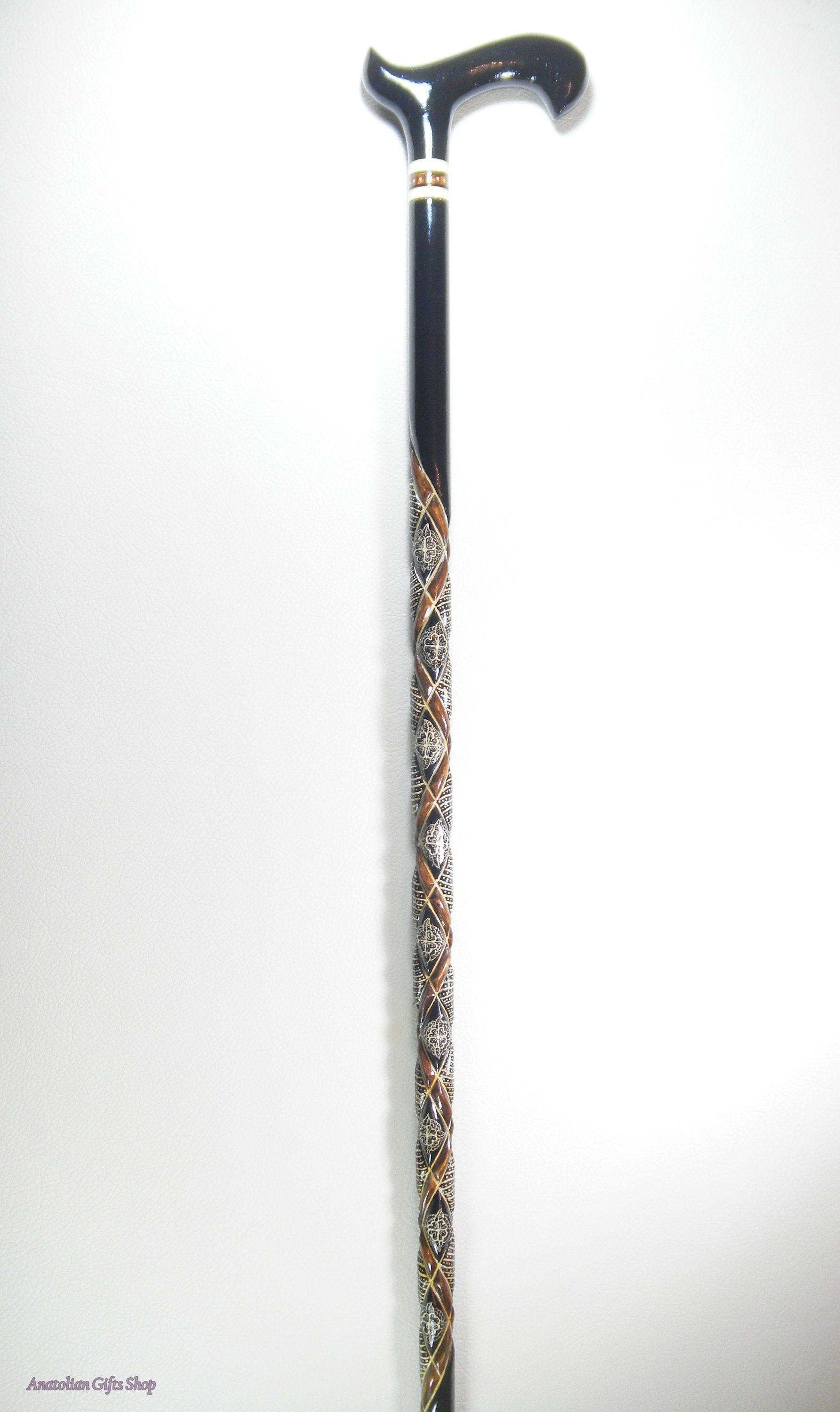 Turkish Handmade Walking Stick Canes, Devrek Canes,wood,hiking Sticks ...