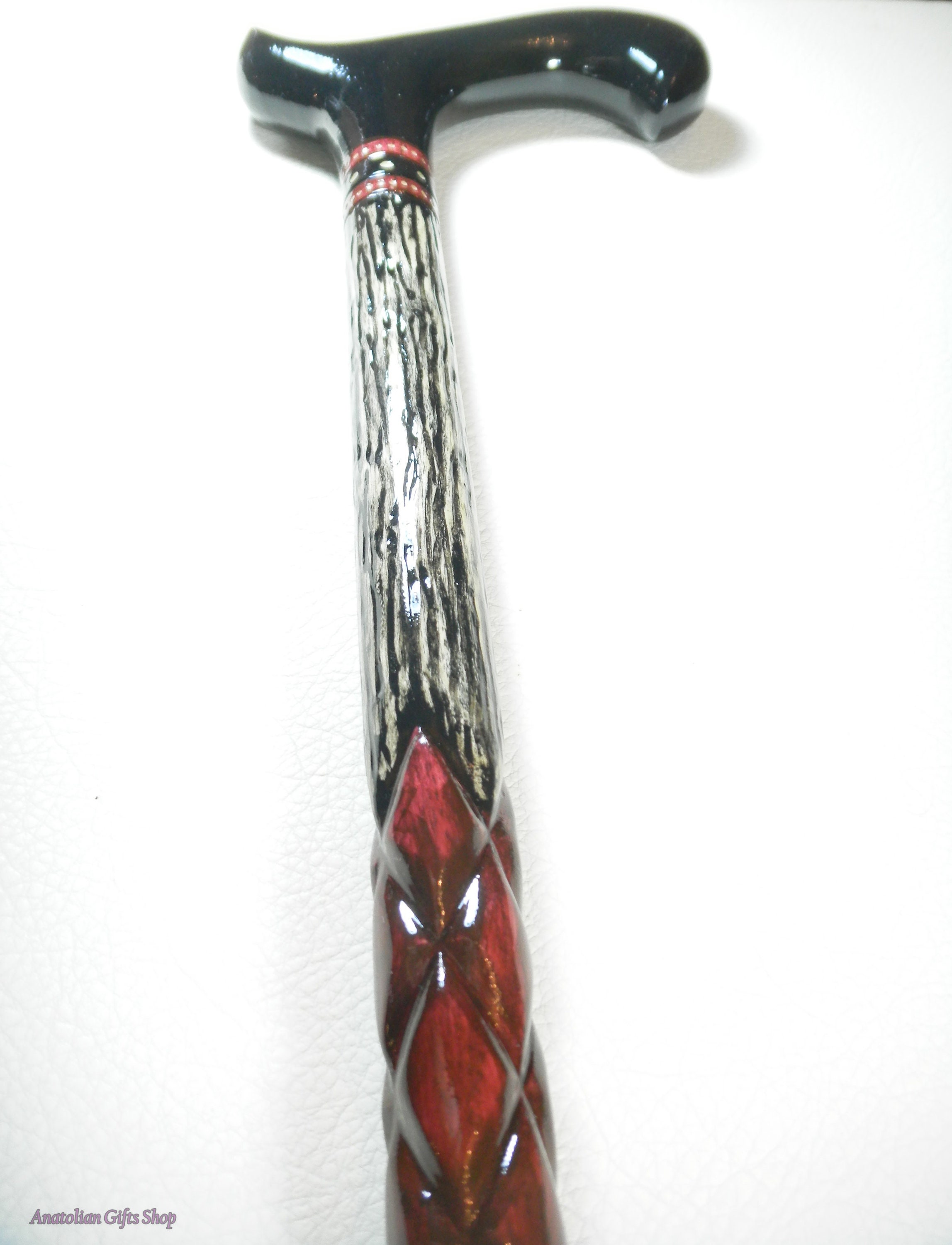 Turkish Handmade Walking Stick Canes, Devrek Canes,wood,hiking Sticks ...