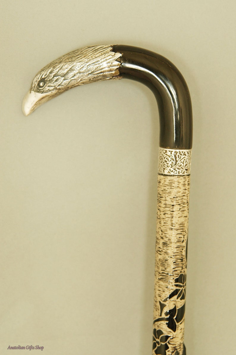 Turkish Handmade Walking Stick Canes, Devrek Canes,wood,hiking Sticks ...