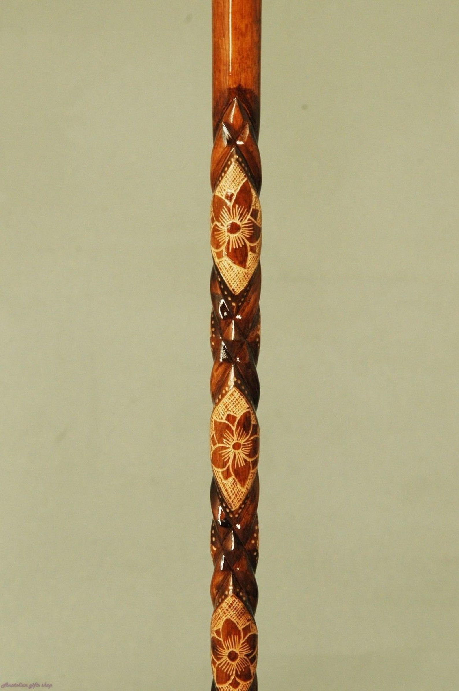 Turkish Handmade Walking Stick Canes, Devrek Canes,wood,hiking Sticks ...