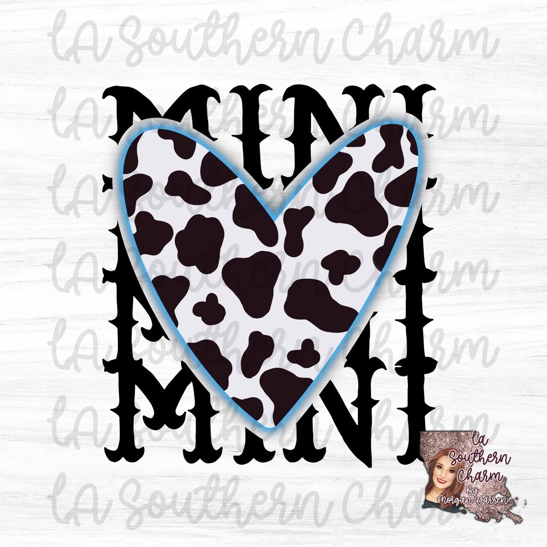 Mini Cow Print PNG Digital Download|cow Print Design|matching Design ...
