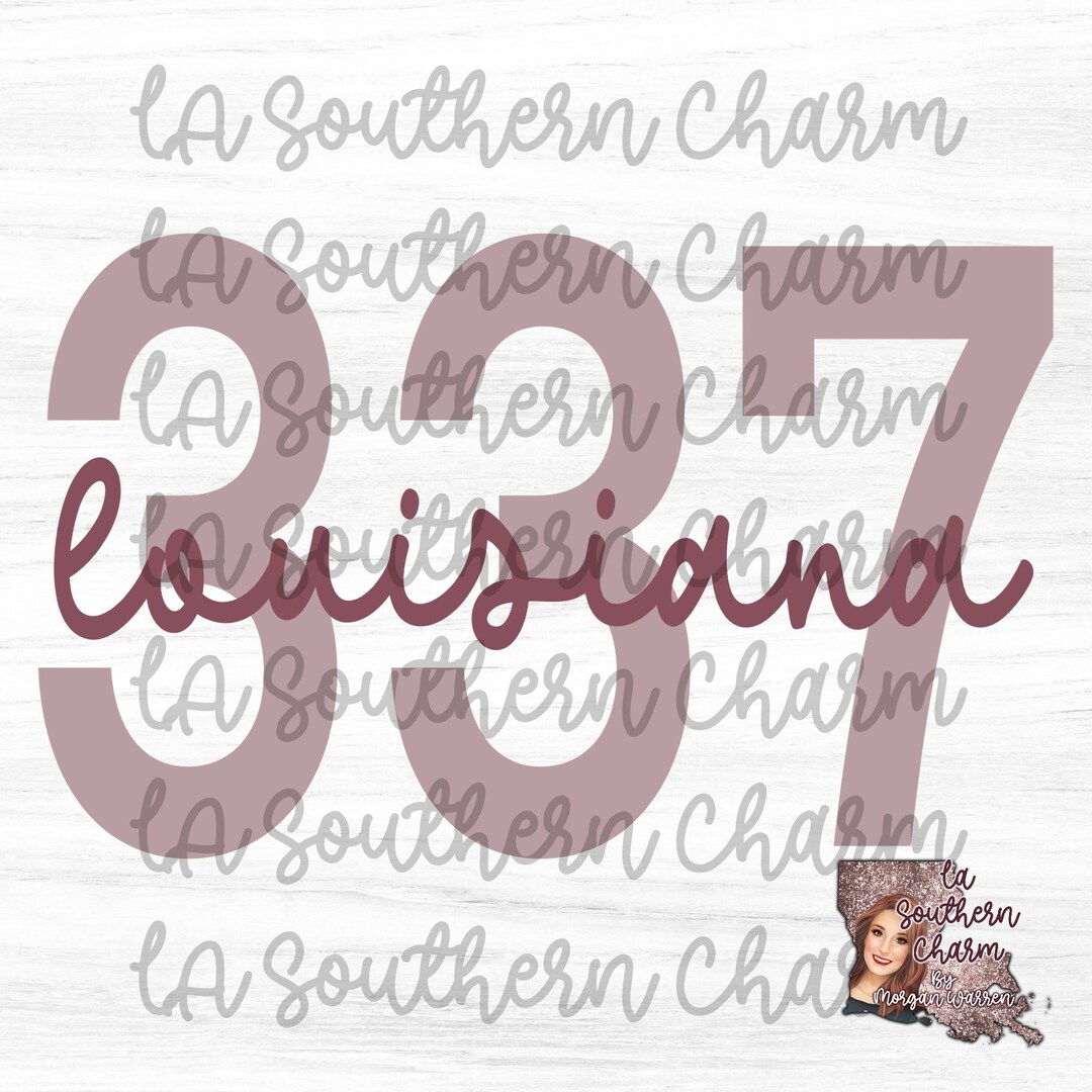 337 Louisiana Digital DOWNLOAD| Png Jpg File| Sublimation Screen Print ...