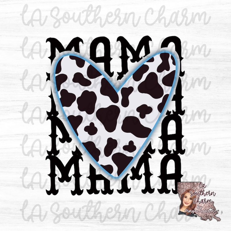Mama Cow Print PNG Digital Download|cow Print Design|mama Matching ...