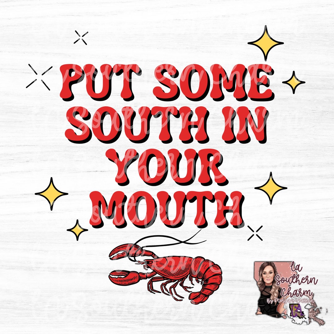 Crawfish Funny Digital DOWNLOAD. Louisiana PNG JPEG Digital Art ...