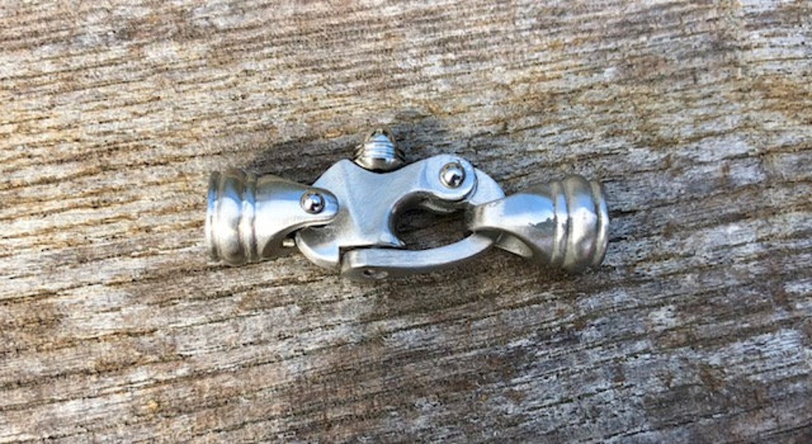 Mariners Clasp, 316 Brushed Stainless Steel Snap Shackle 6.5MM Clasp ...