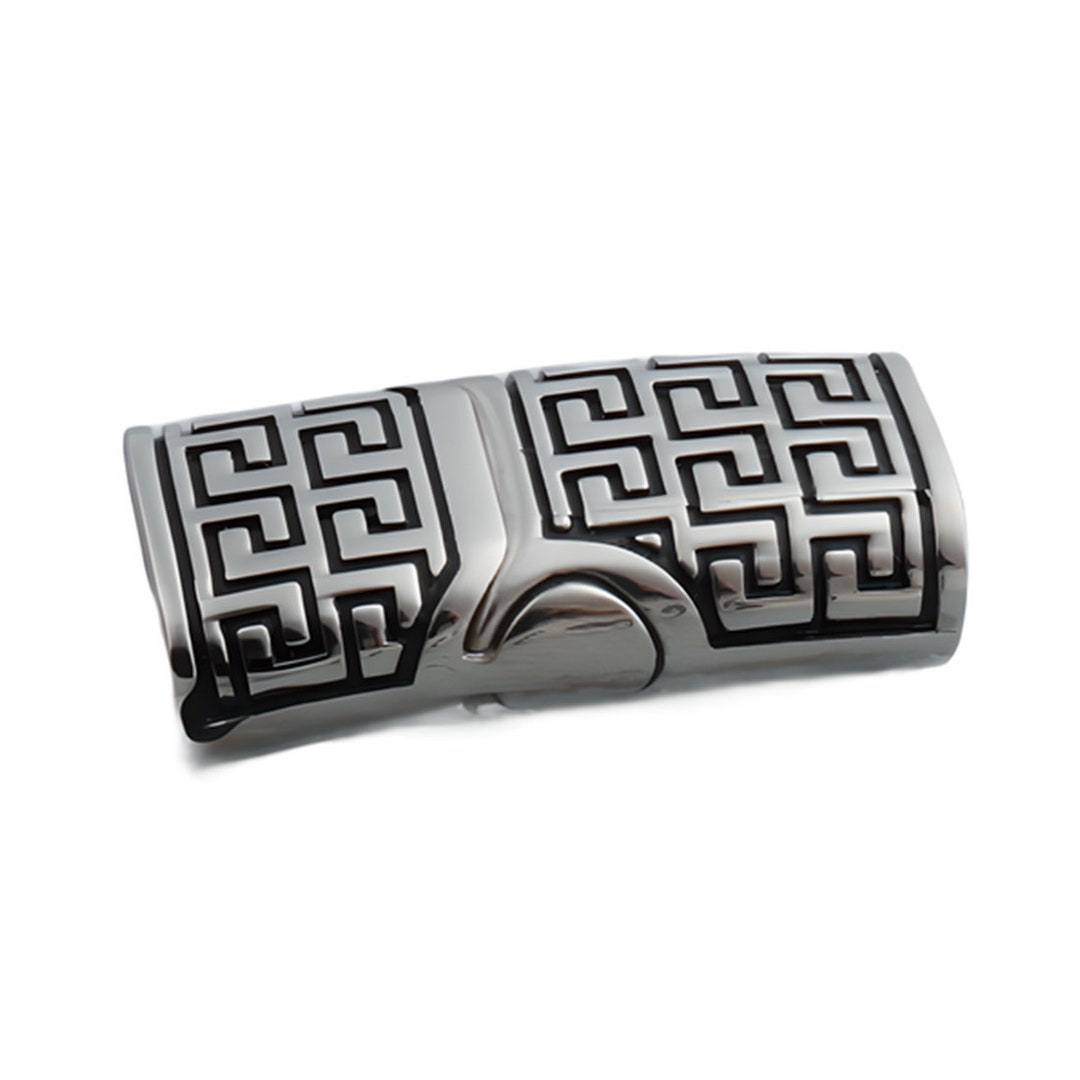 Flat Clasp, Blackened Stainless Steel 11x 5.5mm Hole Size Clasp MC-167 ...