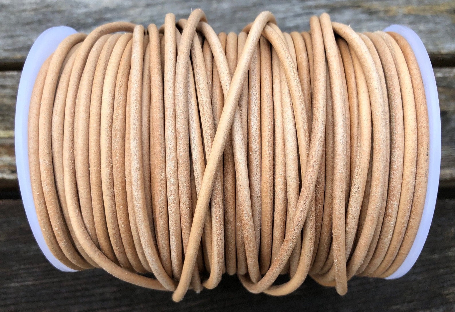 4mm Round Leather Cord 4mm Natural Premium Leather Cord - Etsy