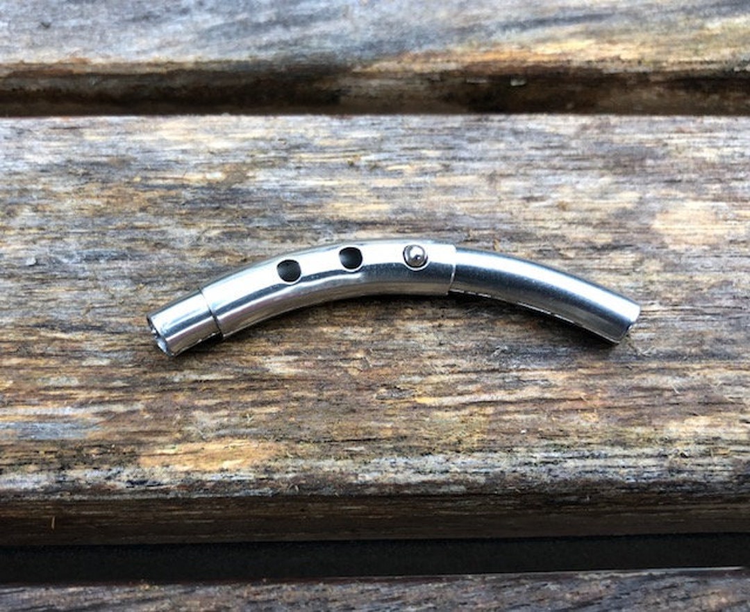 Adjustable Clasp, 4.5MM Adjustable Stainless Steel Clasp for Leather or ...