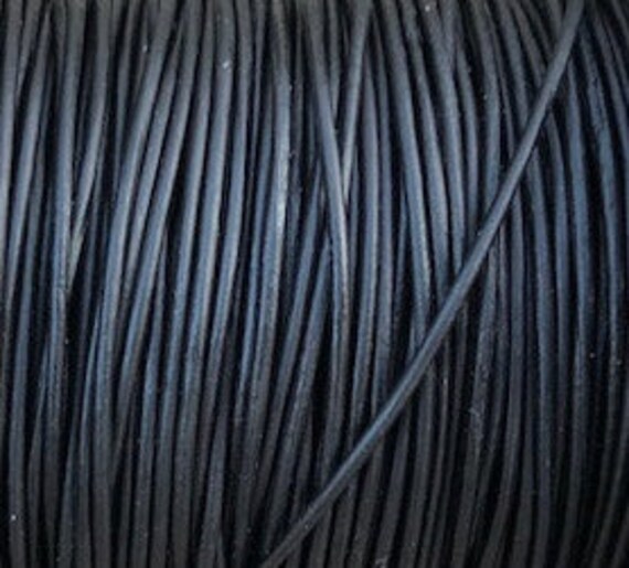 1mm Leather Cord Natural Black Premium Leather Cord LCR1 | Etsy