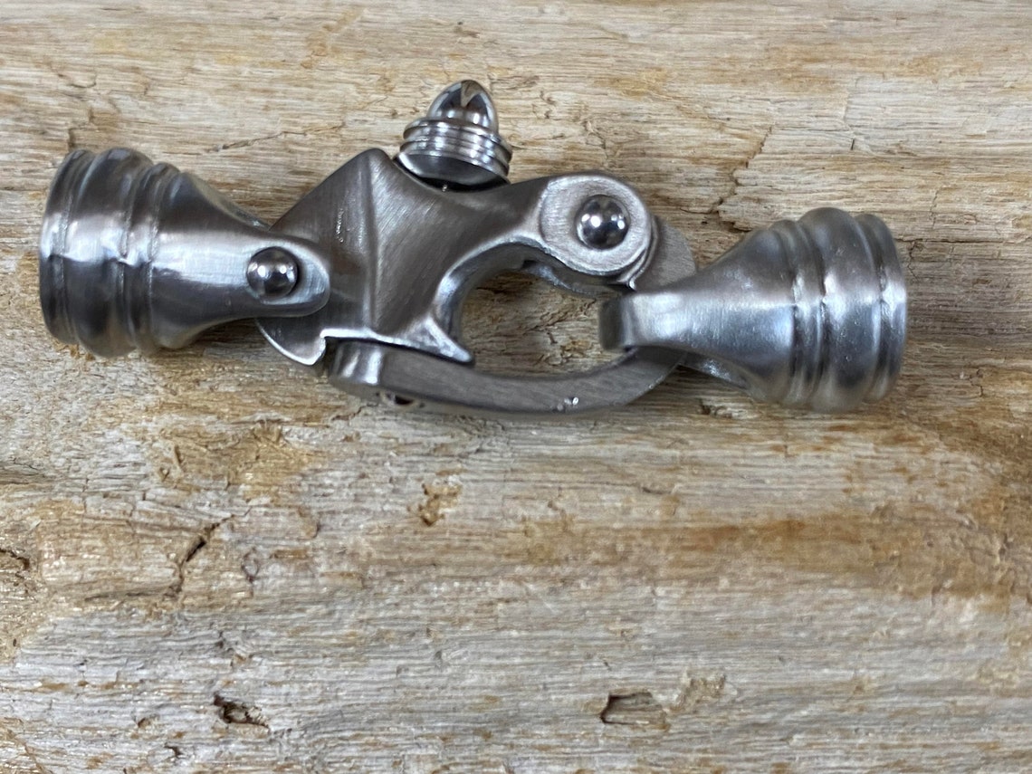 Mariners Clasp 316 Brushed Stainless Steel Snap Shackle 6.5MM - Etsy