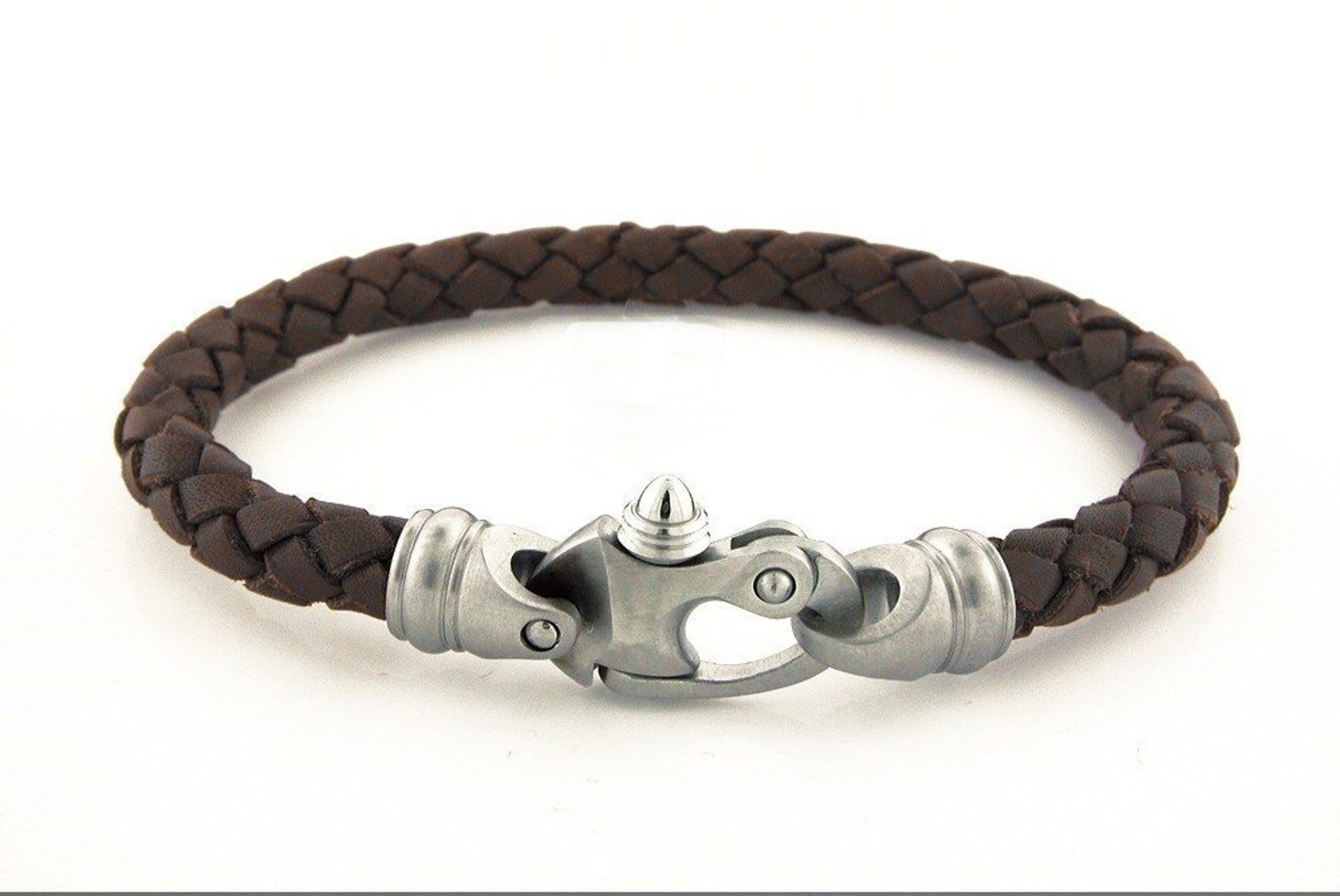 Mariners Clasp, 316 Brushed Stainless Steel Snap Shackle 6.5MM Clasp ...