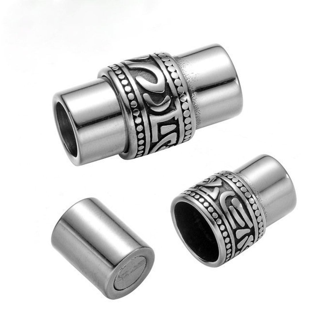 8mm Stainless Steel Magnetic Clasp Blacken Hole Size 8mm MC-5 - Etsy