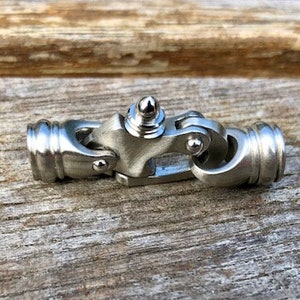 Mariners Clasp, 316 Brushed Stainless Steel Snap Shackle 6.5MM Clasp ...