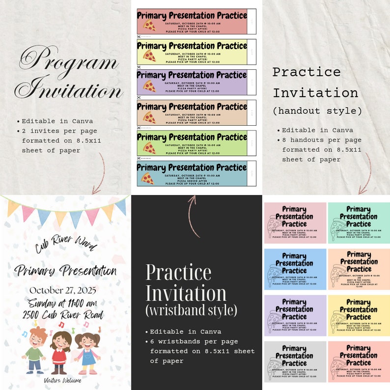 2025 CUSTOMIZABLE Primary Program Script Bundle - Doctrine & Covenants ...