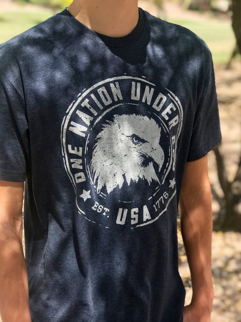 One Nation Under God // Patriotic T-shirt for Men // USA - Etsy