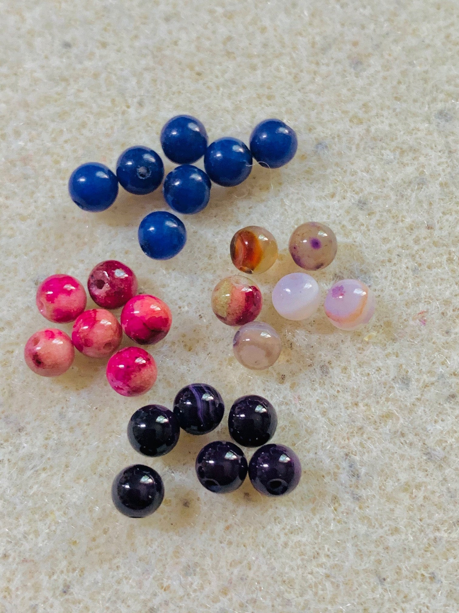 LOT OF 24 Small Gem Beads 2.5 Mm 10 White Offered - Etsy UK