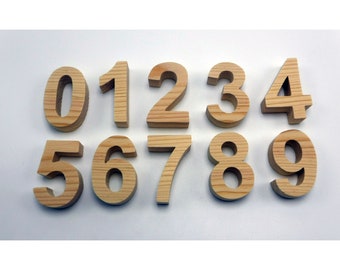 Complete Set of Numbers 0-9 Arial Rounded 5 to 7 - Etsy