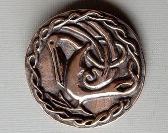 Pelican Medallion Anglo Saxon Staffordshire Hoard Inspired - Etsy