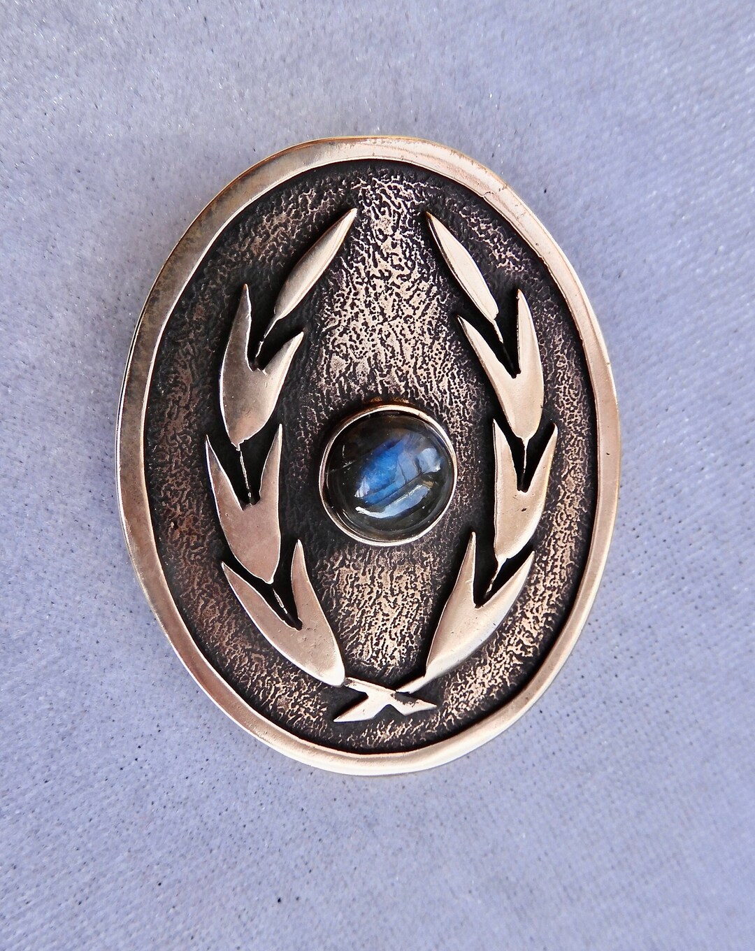 SCA Laurel Peerage Medallion in Bronze With Labradorite - Etsy