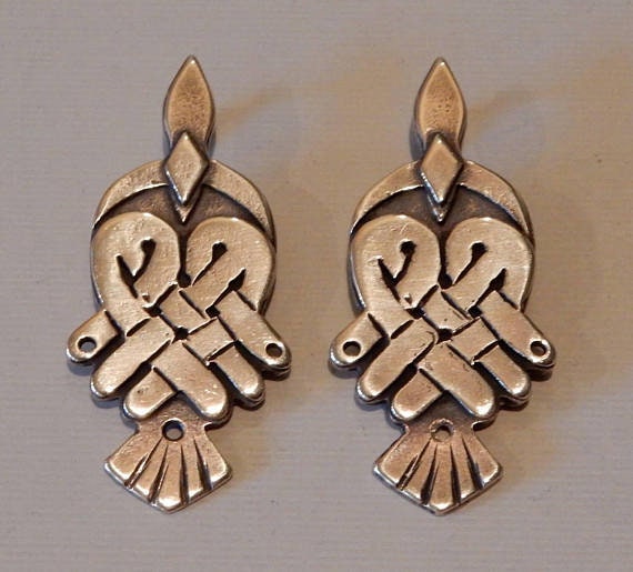 Raven Hose Hooks or Vindingr Hooks in Sterling Silver or - Etsy Canada