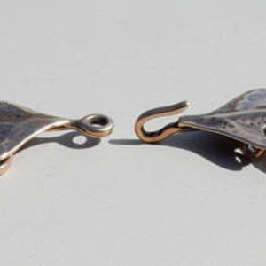 Oak Leaf Cloak Clasp in Bronze or Sterling Silver - Etsy